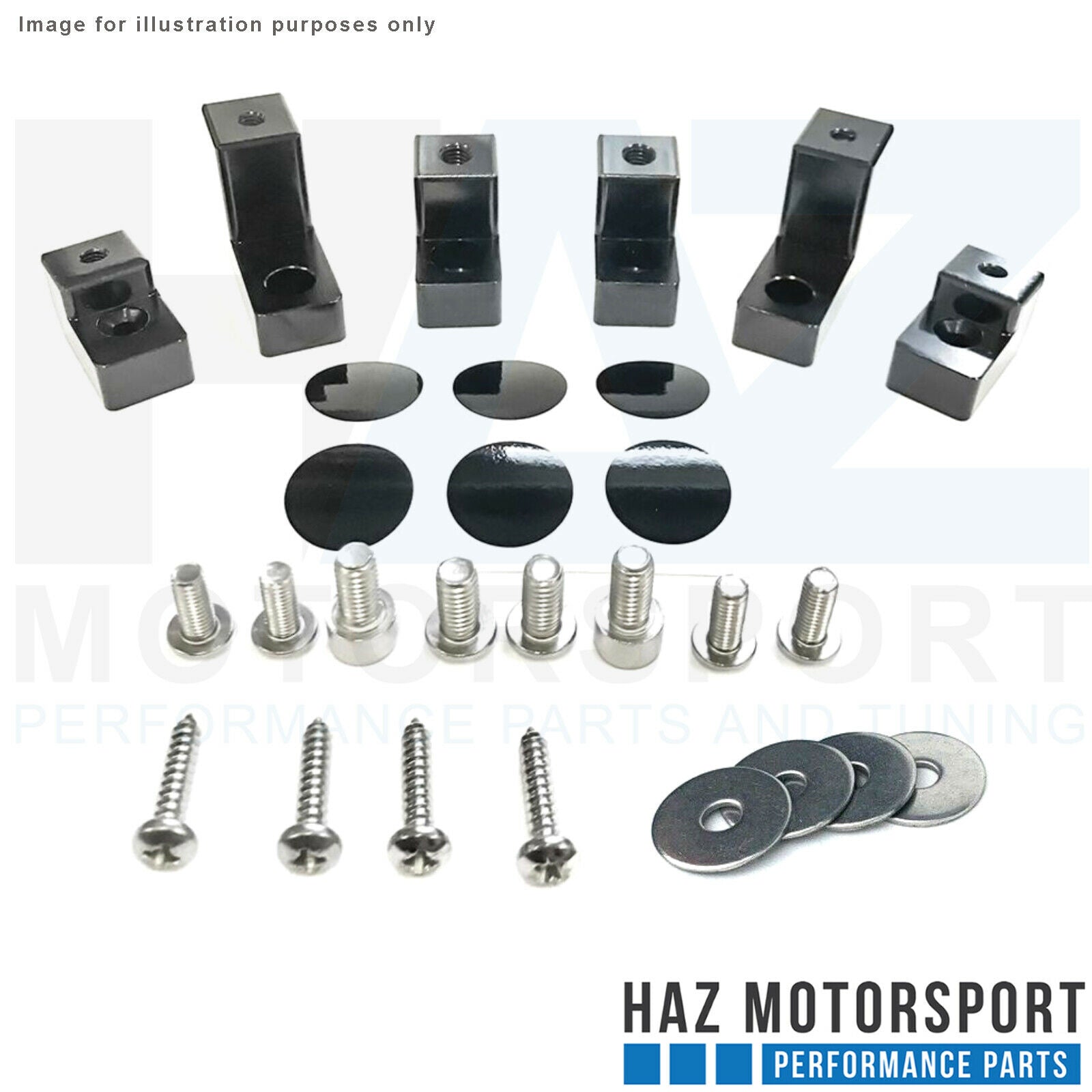 Ford Fiesta ST180 Ecoboost Wing Riser MK7 MK7.5 1.0 Spoiler Raisers Ex ...