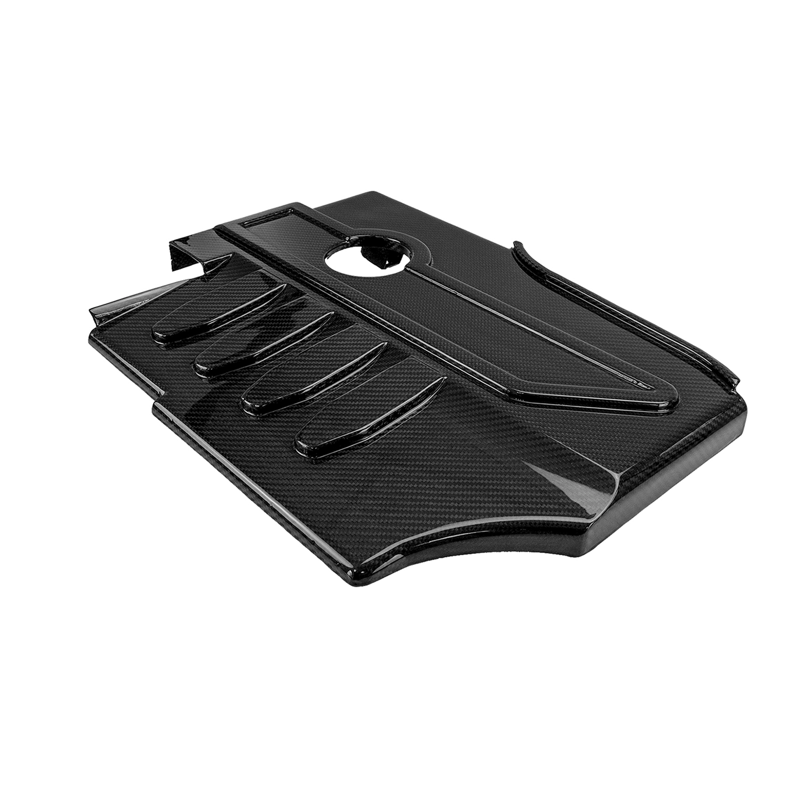 HG Motorsport Carbon Fibre Engine Cover For Seat Leon Cupra / FR MK2 1 ...