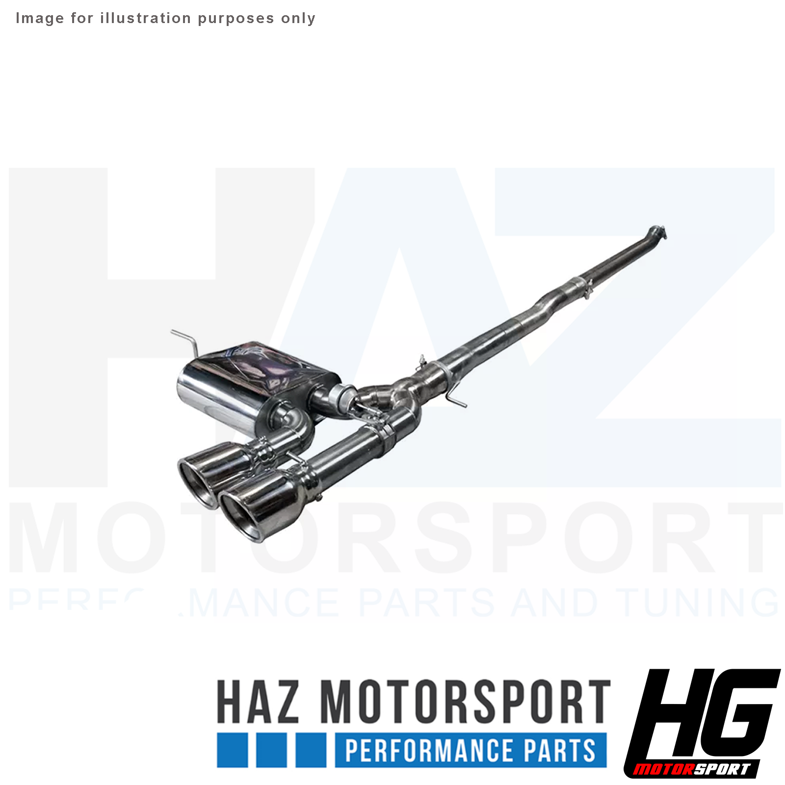 HG Motorsport EGO-X Catback Valved Exhaust System Mini Cooper S F56 OP ...