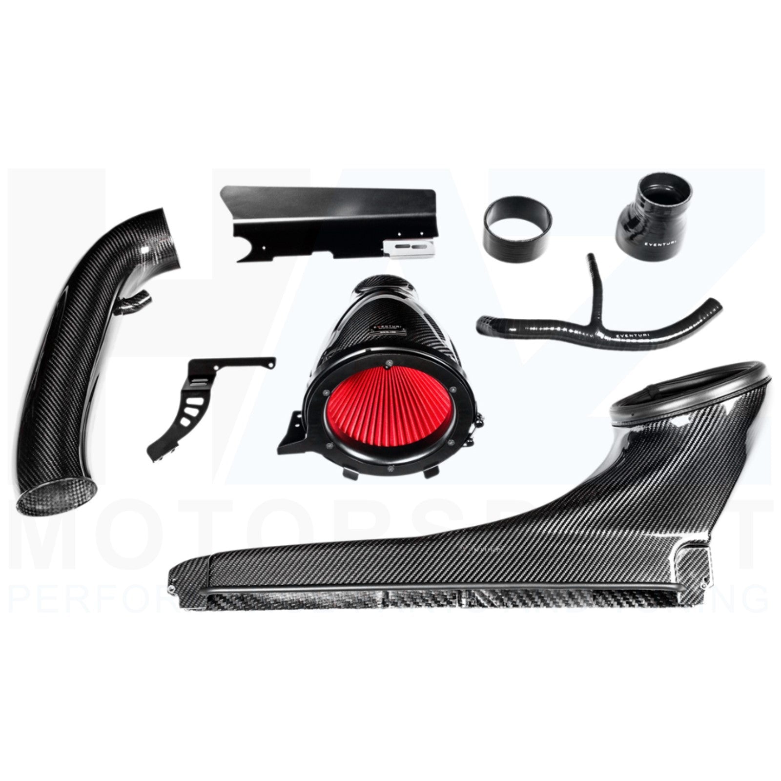 Eventuri Intake RS3 8V TTRS 8S FL 400PS Carbon Fibre Induction Kit DAZ ...